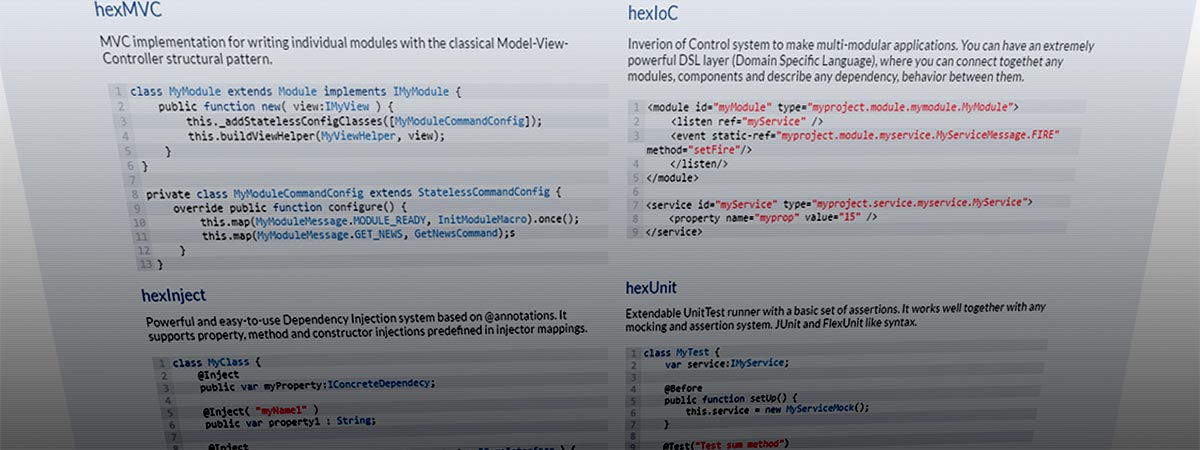 hexMachina - a powerful multi-modular MVC framework written in Haxe